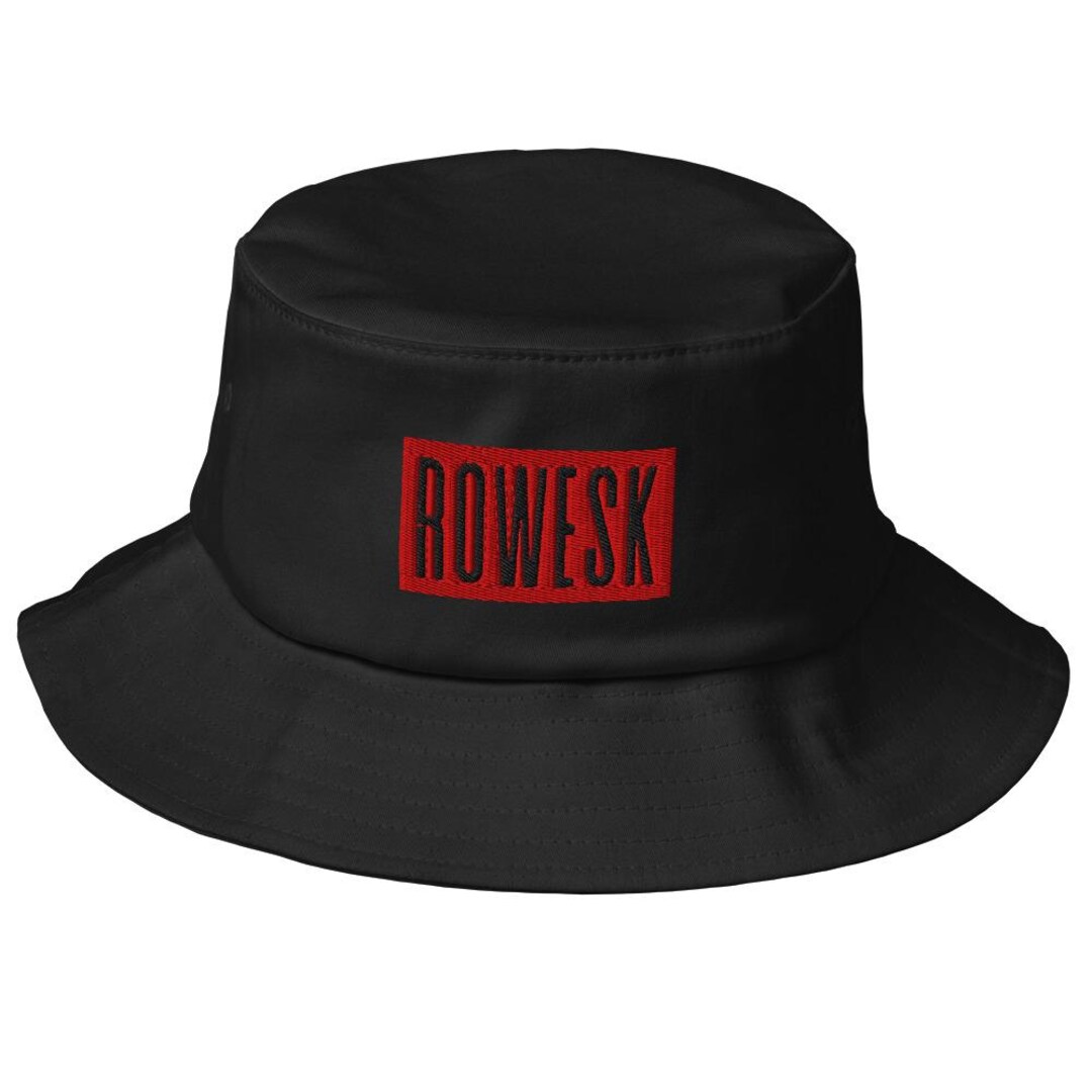 ROWESK Red Tag Logo Old School Bucket Hat - Etsy