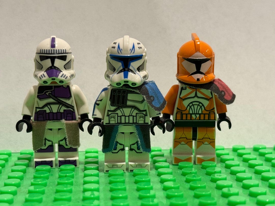 Handmade Pauldrons (shoulder Armor) and Kamas (skirts) for Lego Clone ...