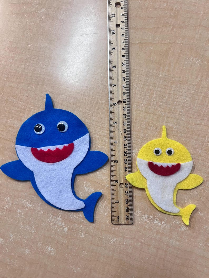 Baby Shark Felt Story - Etsy