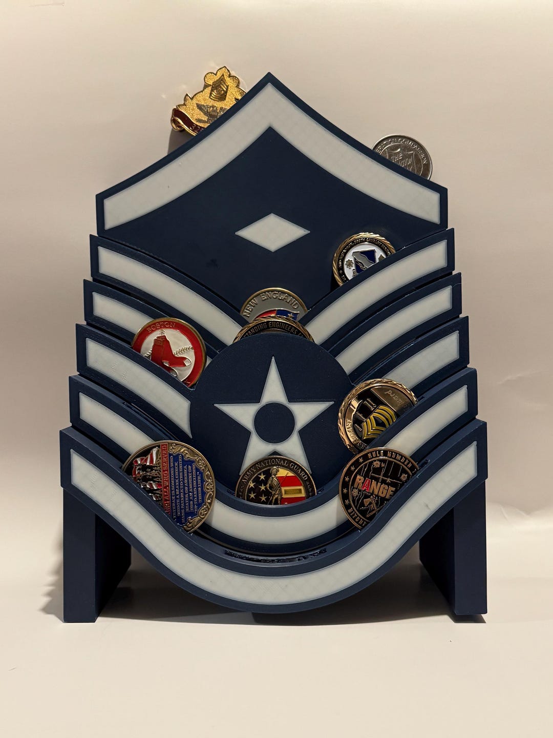 Air Force XL First Sergeant (E7) Coin Rack - Etsy