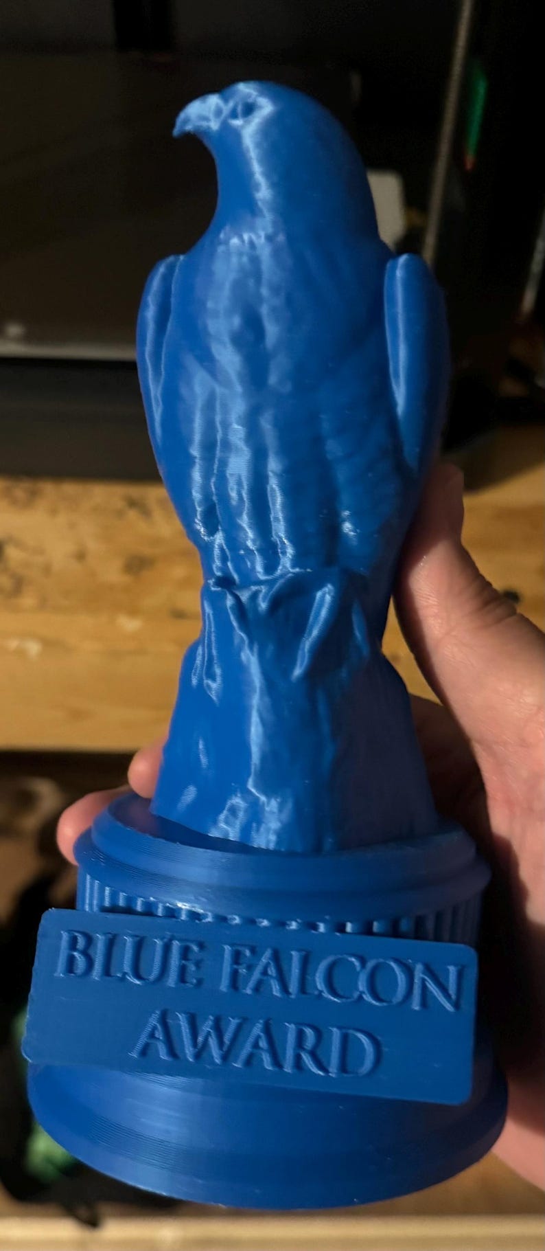 Blue Falcon Award - Etsy