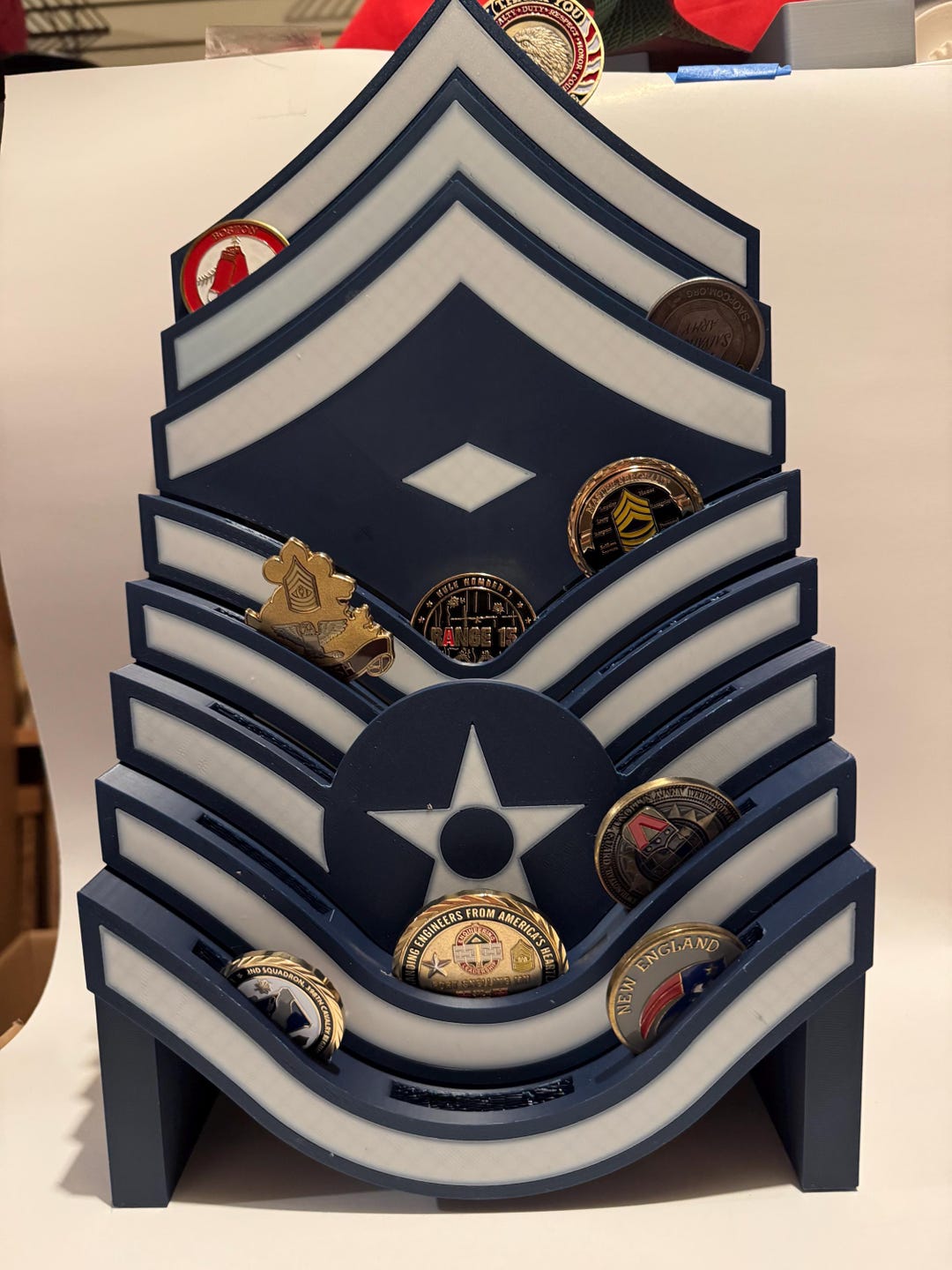 Air Force XL First Sergeant (E9) Coin Rack - Etsy
