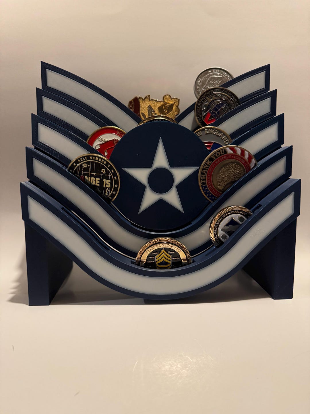 Air Force XL Technical Sergeant (E6) Coin Rack - Etsy