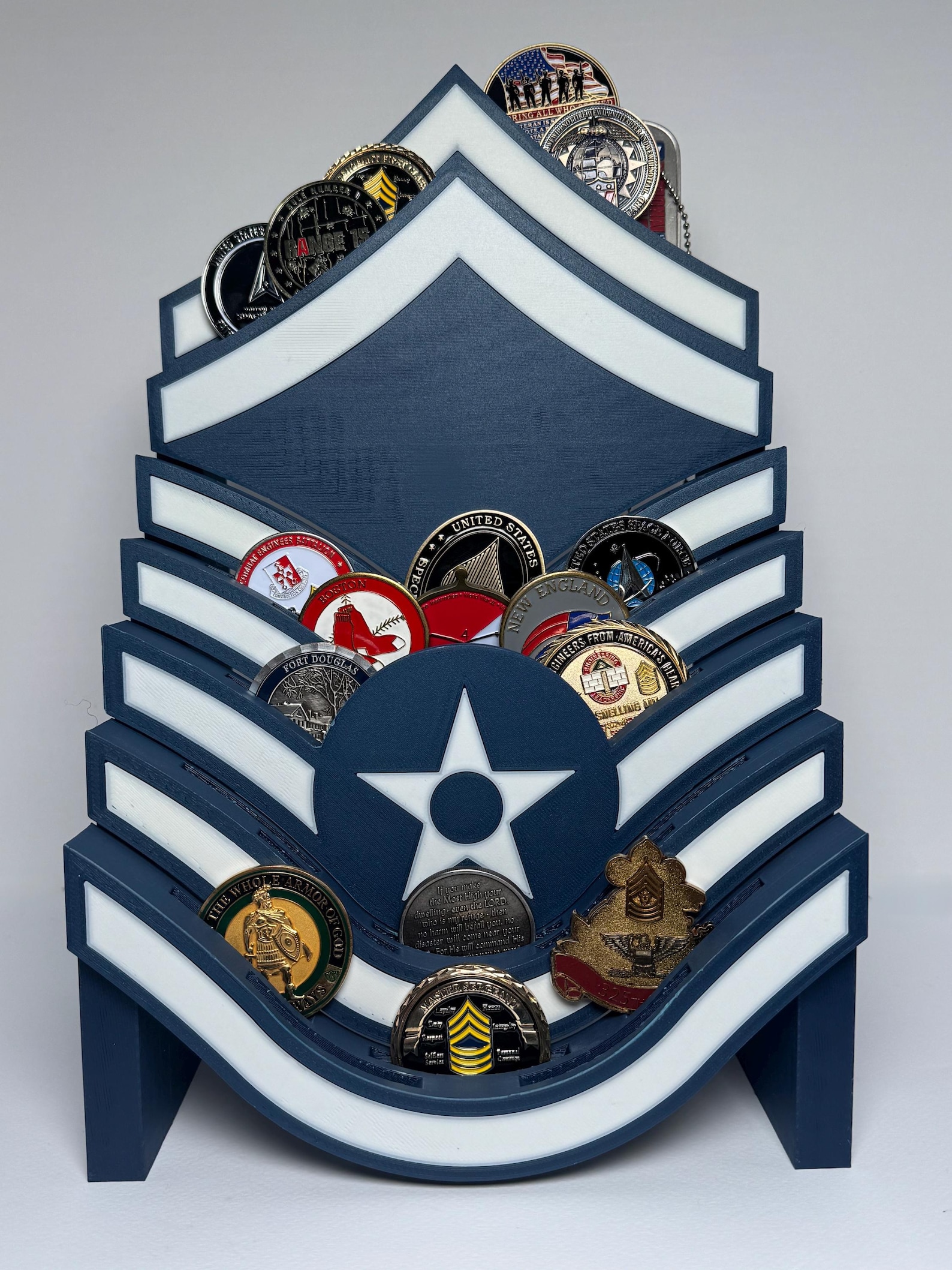 Air Force Senior Master Sergeant (E8) Coin Rack - Etsy