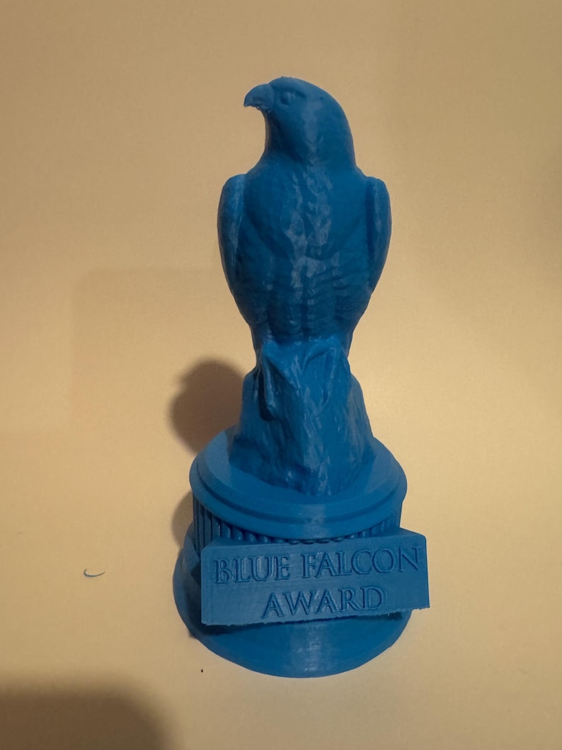 Blue Falcon Award - Etsy
