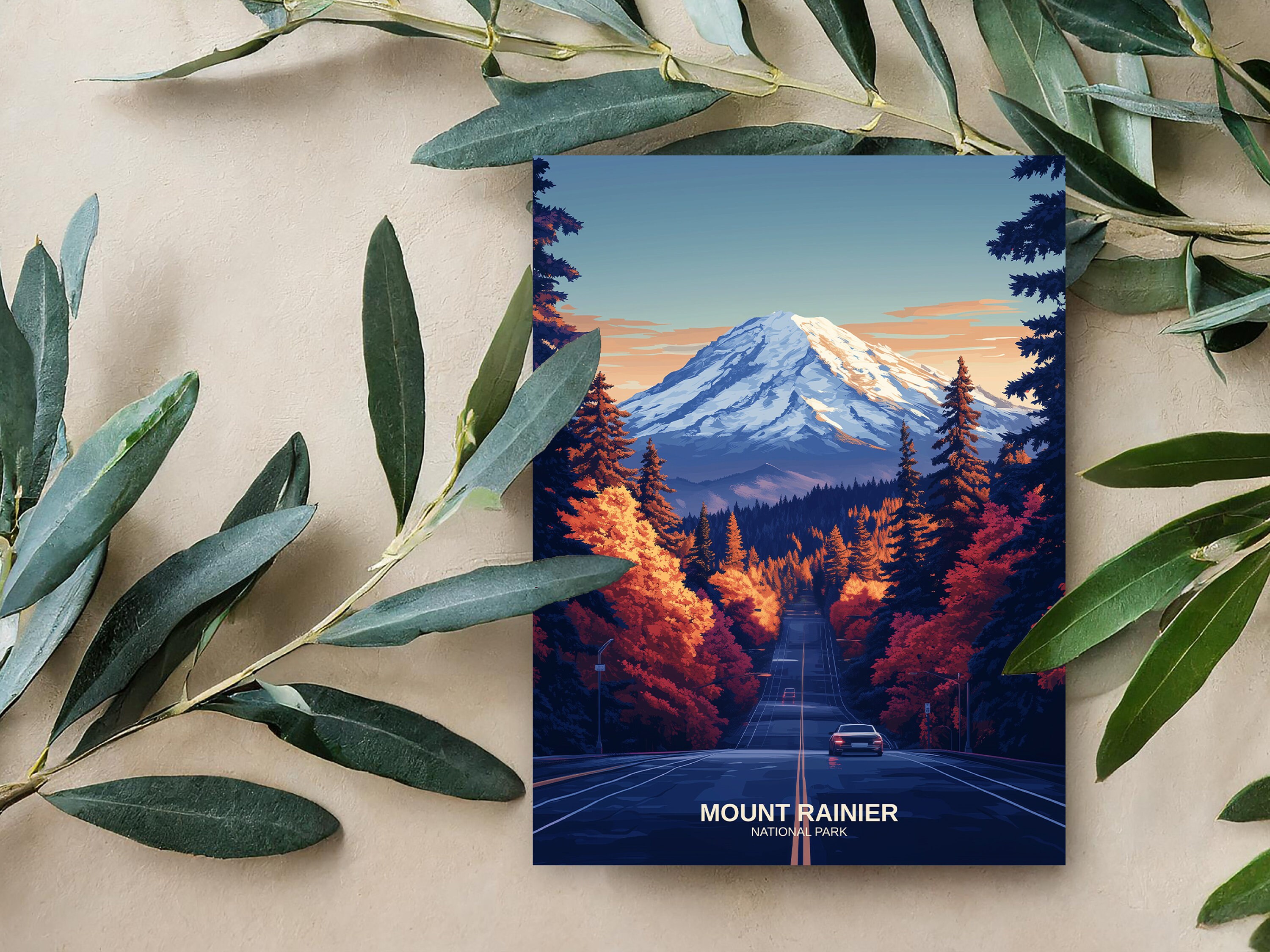 Mount Rainier National Park - Nature’s Iconic Beauty - Wall Art Print ...