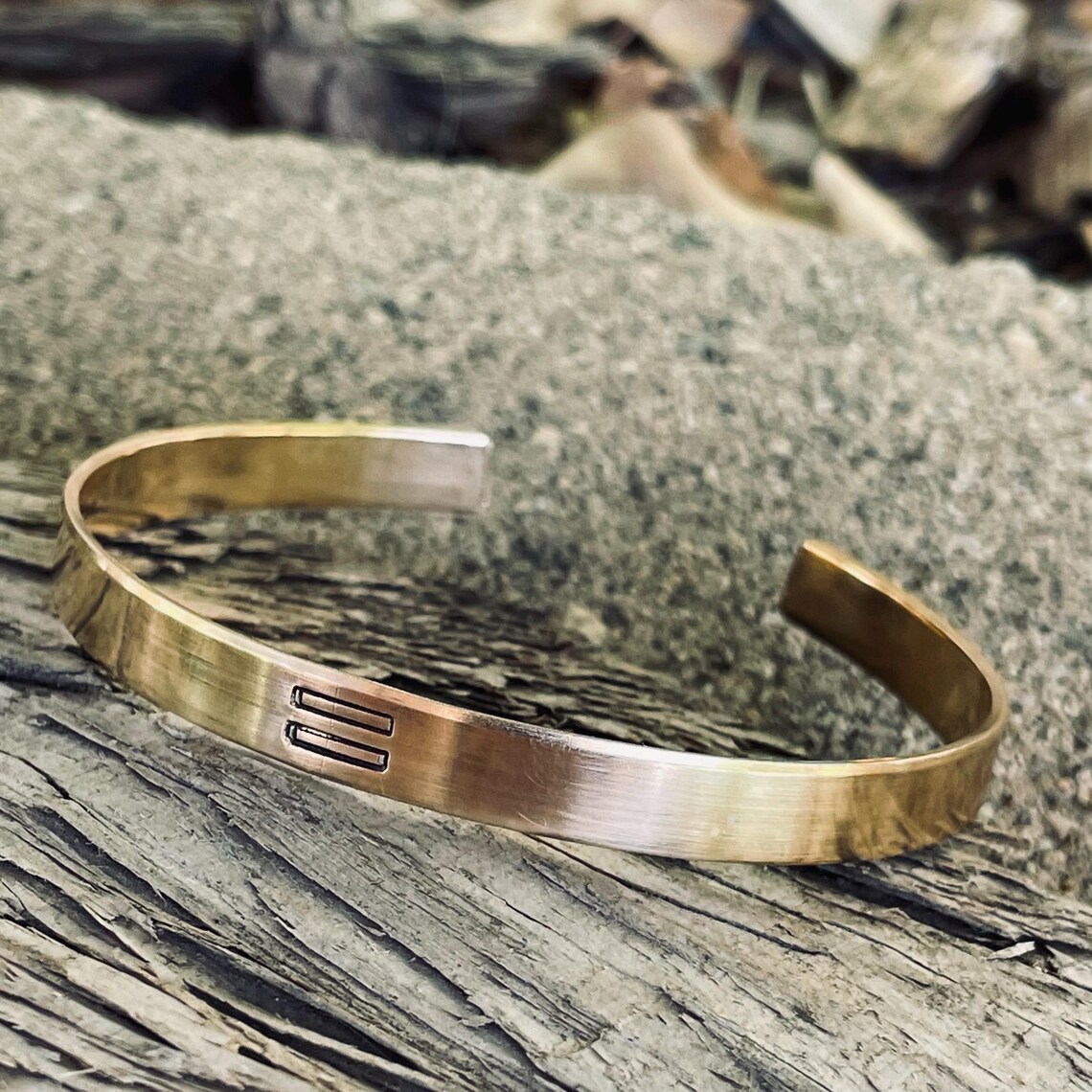 Equality Bracelet, Bronze Cuff With Equal Sign, LGBTQ Jewelry, Feminist ...