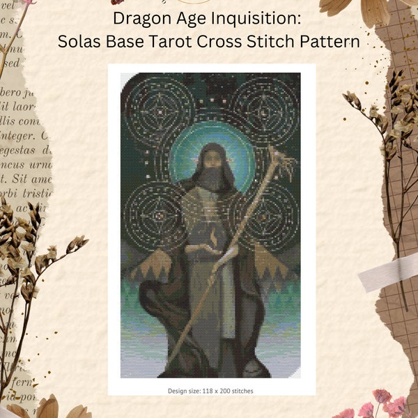 Solas Tarot Cross Stitch - Etsy