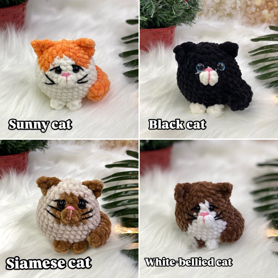 9-in-1 the Cats Crochet Pattern | Amigurumi Cats | Siamese Cat, Calico ...