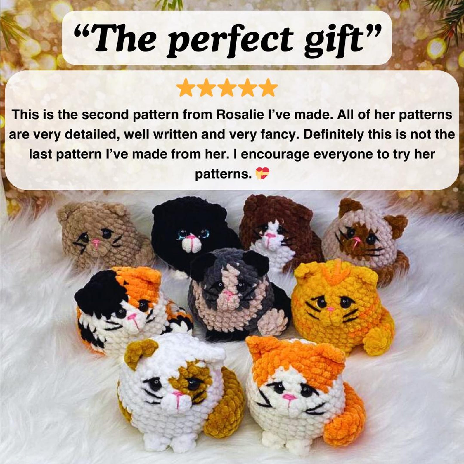 9-in-1 the Cats Crochet Pattern | Amigurumi Cats | Siamese Cat, Calico ...