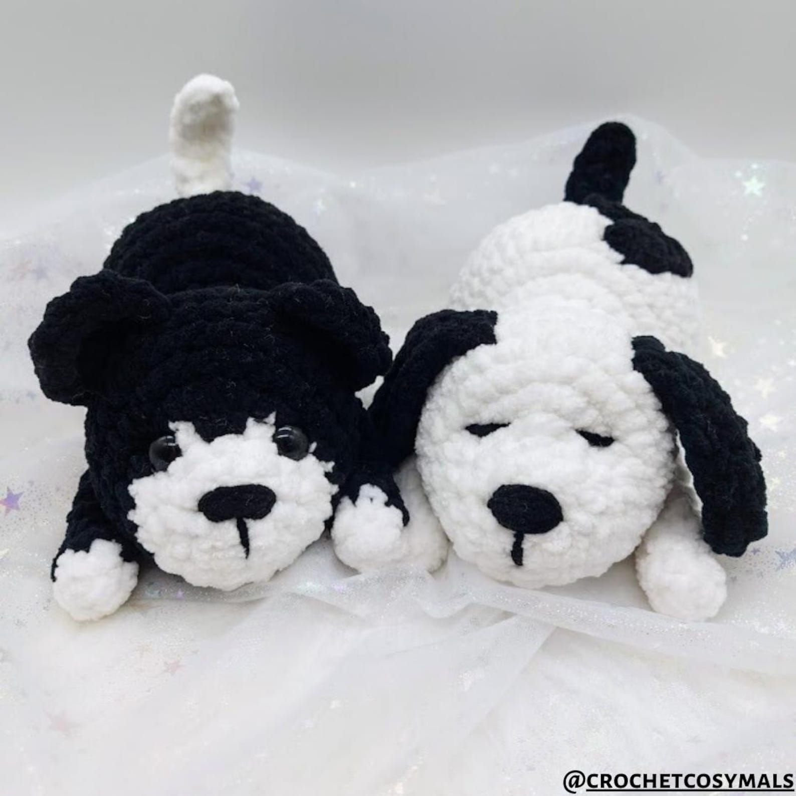 The Sleeping Puppies Crochet Pattern | Amigurumi Puppies Pattern ...