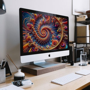 Spirograph Print, Spirograph Wall Art, Spiral Art, Digital Spiral Art ...