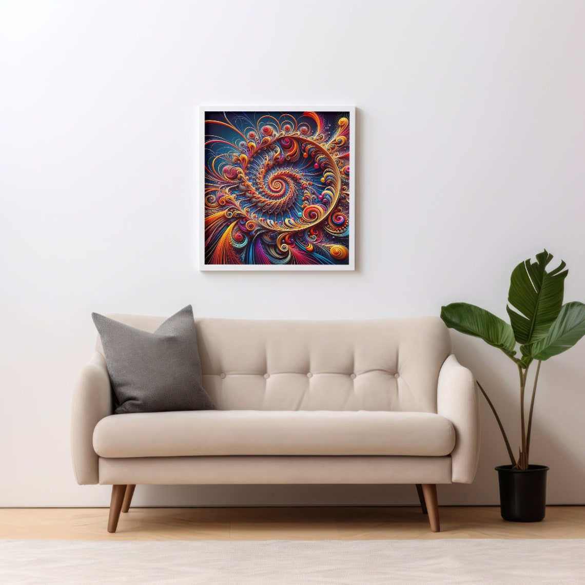 Spirograph Print, Spirograph Wall Art, Spiral Art, Digital Spiral Art ...