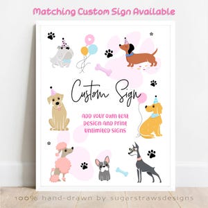 Editable Dog Birthday Party Invitation Puppy Birthday Invite Pet Invite ...