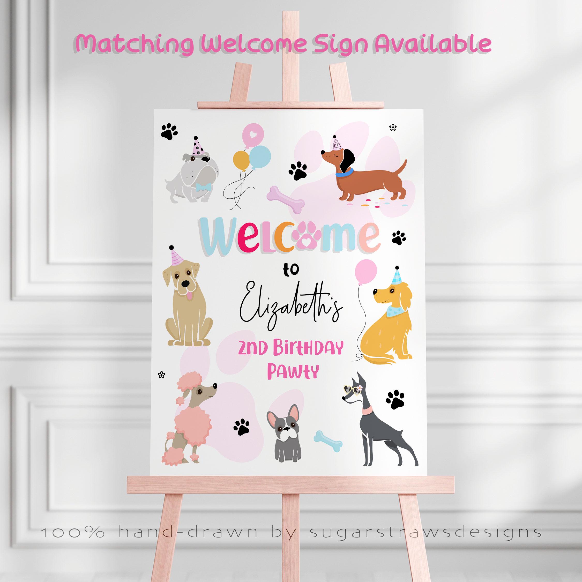 Editable Dog Birthday Party Invitation Puppy Birthday Invite Pet Invite ...