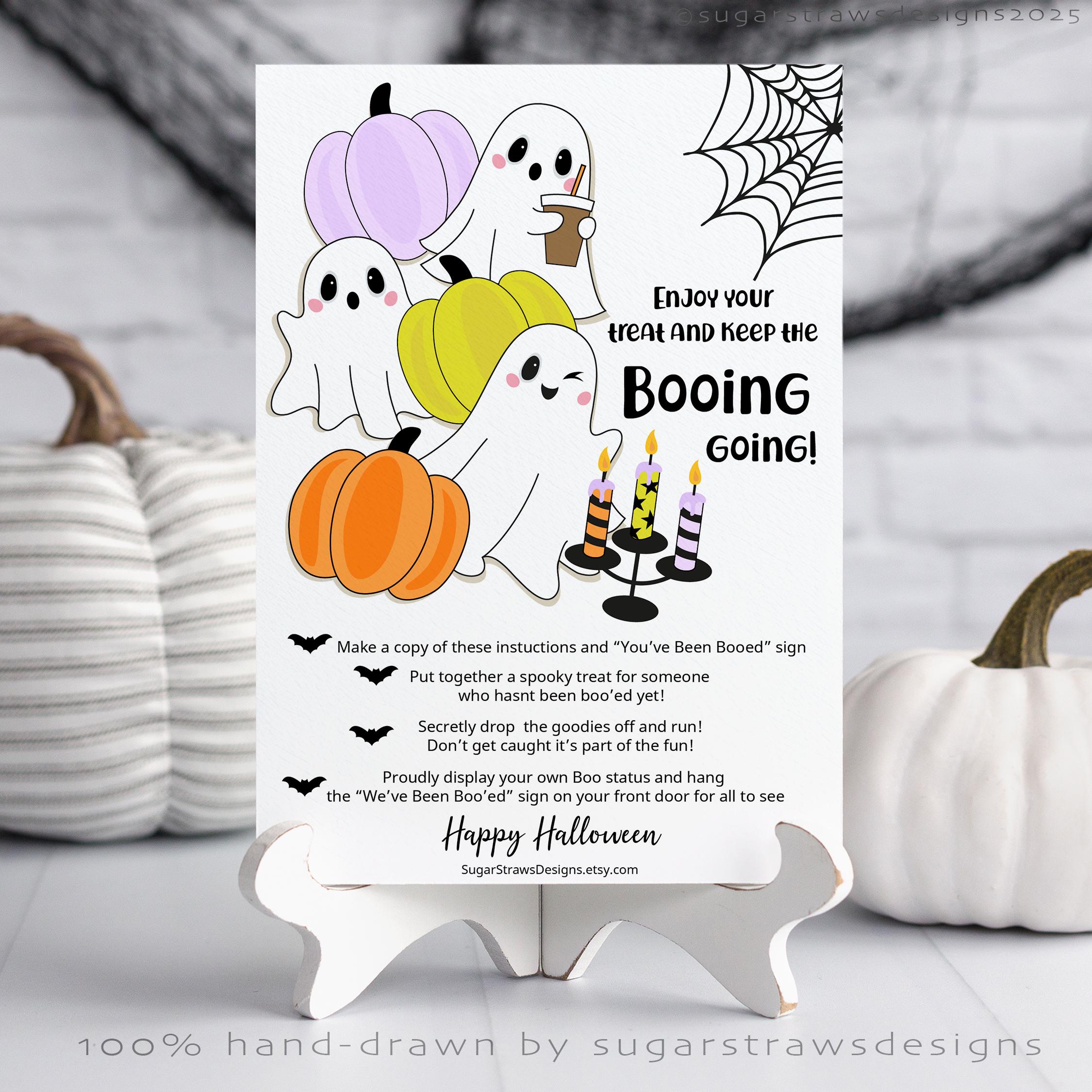 Editable You've Been Booed Halloween Printable Set | Boo Basket ...