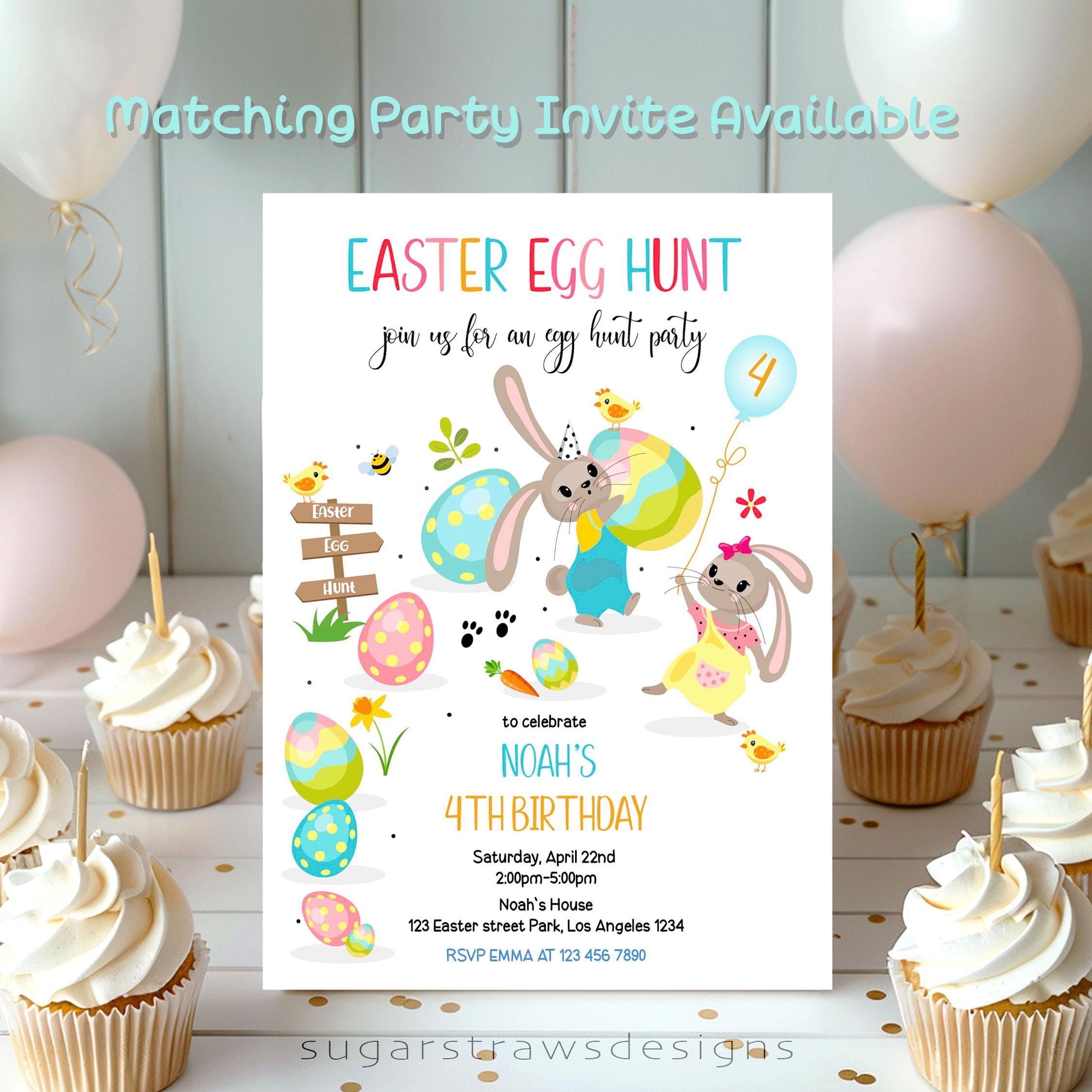 Editable Easter Egg Hunt Clue Cards 24 Rhyming Clues Easter Egg ...