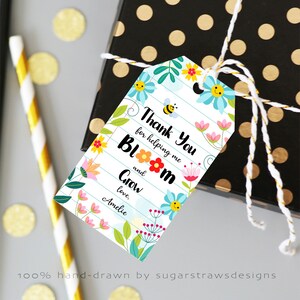 Editable Summer Teacher Appreciation Gift Tag End of School Year ...