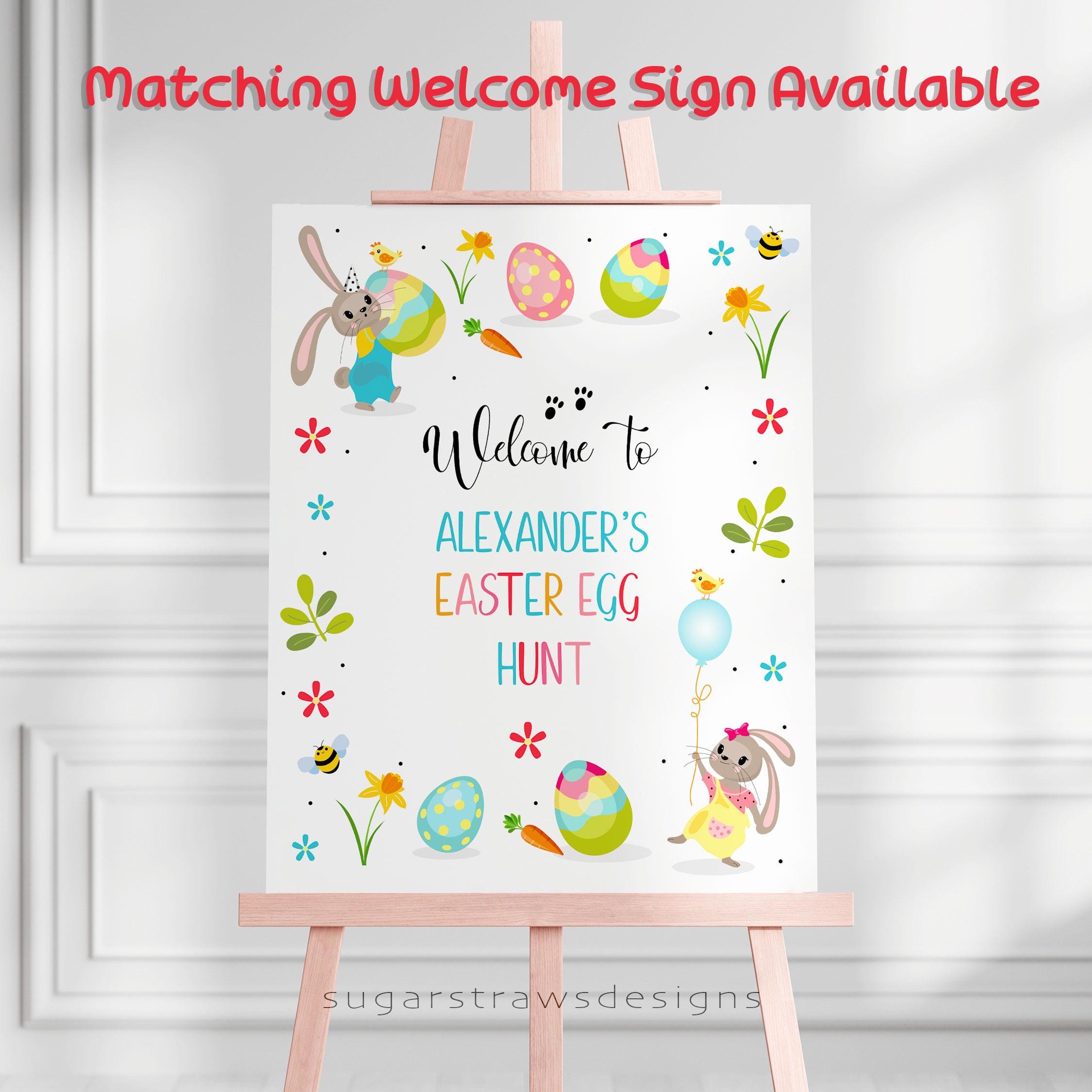 Editable Easter Egg Hunt Clue Cards 24 Rhyming Clues Easter Egg ...