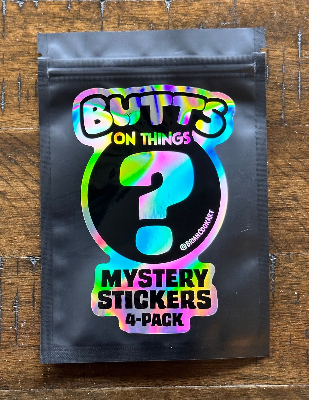 Butts on Things: MYSTERY Sticker Pack! 4 RANDOM Stickers! - Etsy