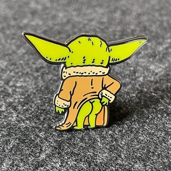 Backside of the Force Enamel Lapel Pin | Etsy