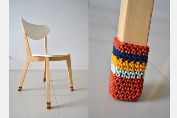 Crochet Chair Socks, Crochet Chair Sock Pattern, Pattern Chair Sock Set ...