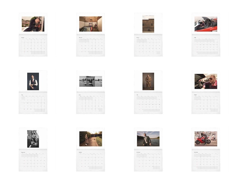 Tom Hardy at Homebase 2025 Wall Calendar, Celebrity Wall Calendar 2025 ...