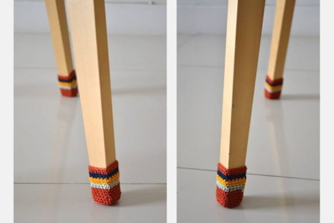 Crochet Chair Socks, Crochet Chair Sock Pattern, Pattern Chair Sock Set ...