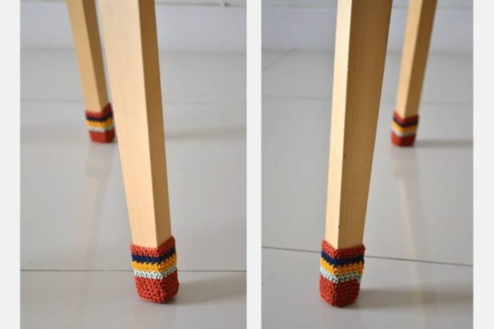 Crochet Chair Socks, Crochet Chair Sock Pattern, Pattern Chair Sock Set ...