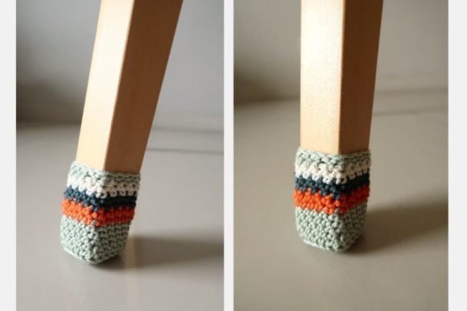 Crochet Chair Socks, Crochet Chair Sock Pattern, Pattern Chair Sock Set ...