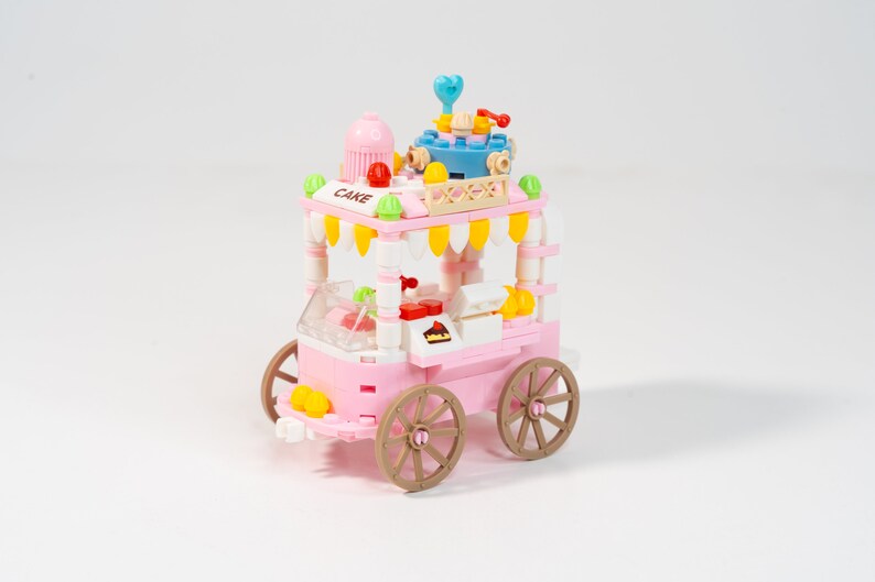 Cake Stall Food Truck Series Building Blocks Pink - Etsy