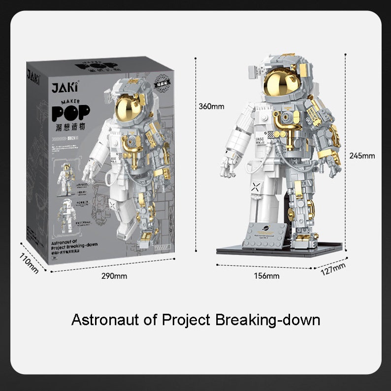 Astronaut of Project Breaking-dawn Collection Building Blocks Toy - Etsy