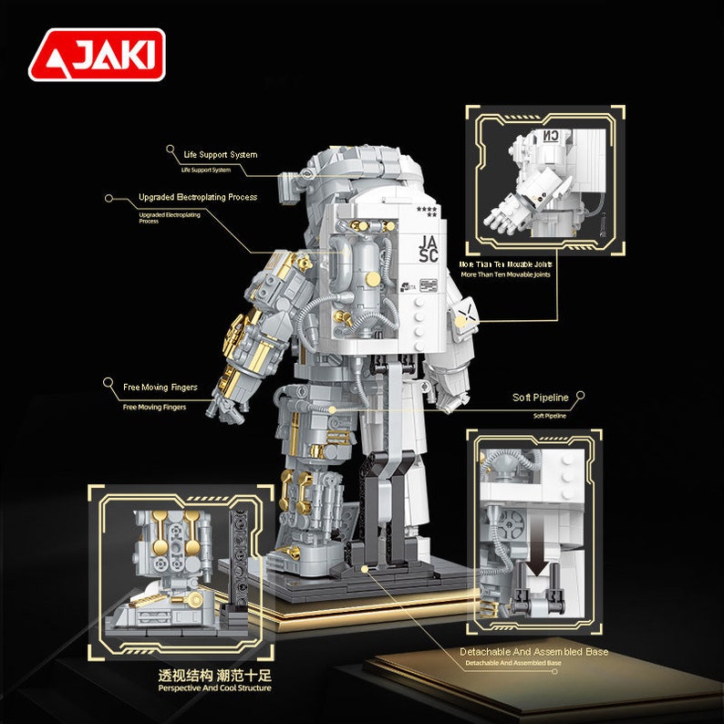 Astronaut of Project Breaking-dawn Collection Building Blocks Toy - Etsy
