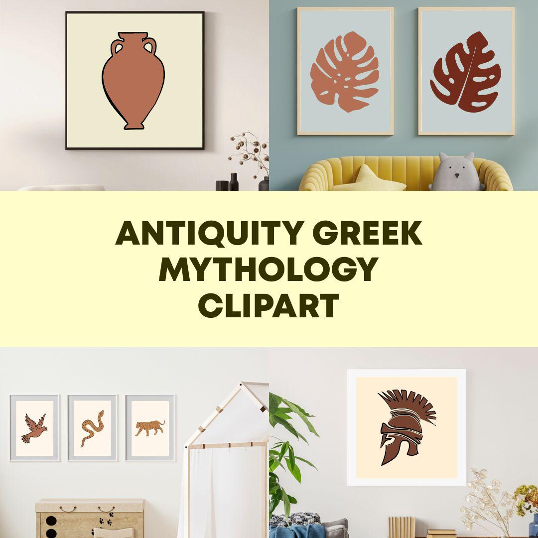 Bundle Antiquity Greek Mythology Clipart PNG (digital Download) - Etsy