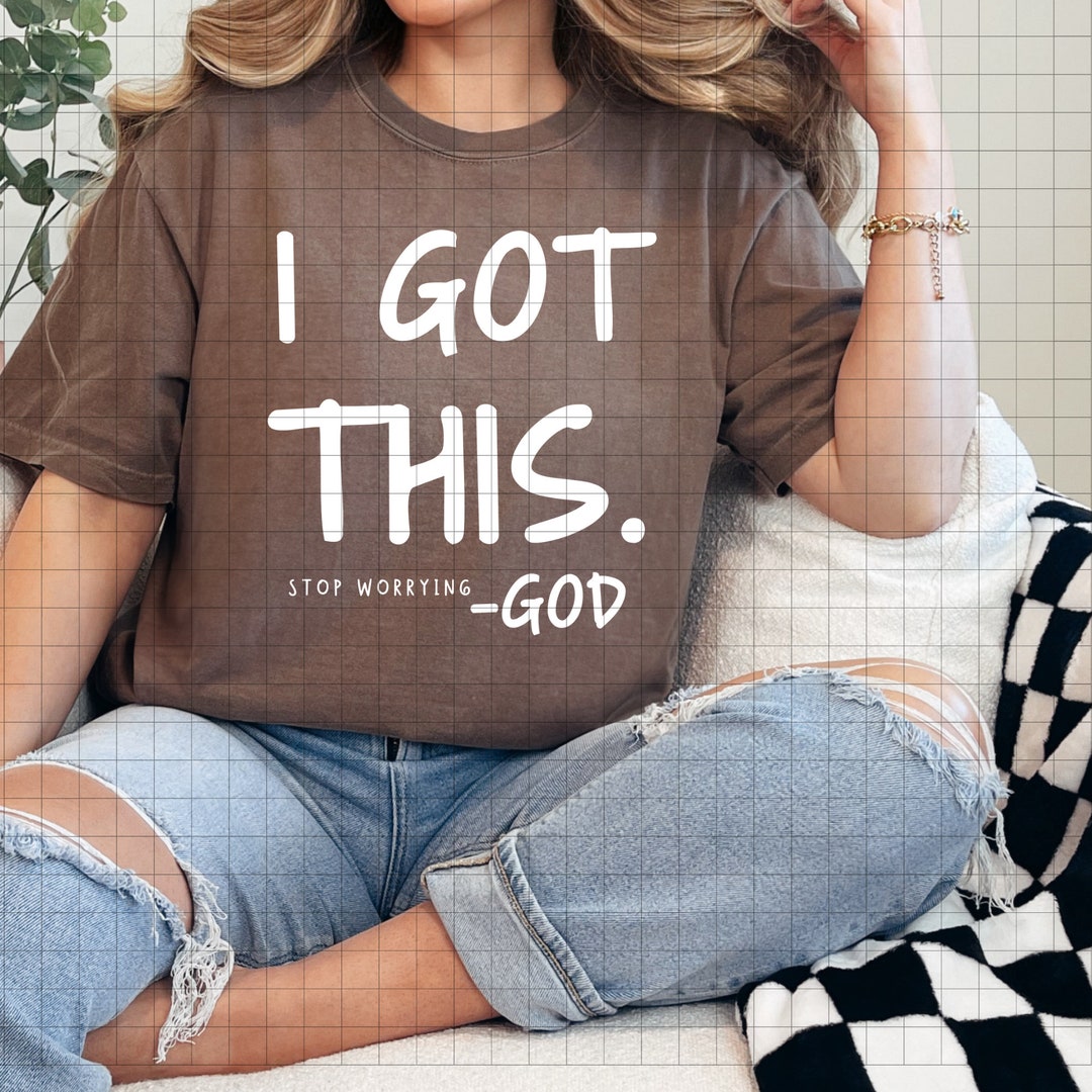 Christian Stop Worrying Digital File Png. Instant Download, Sublimation ...