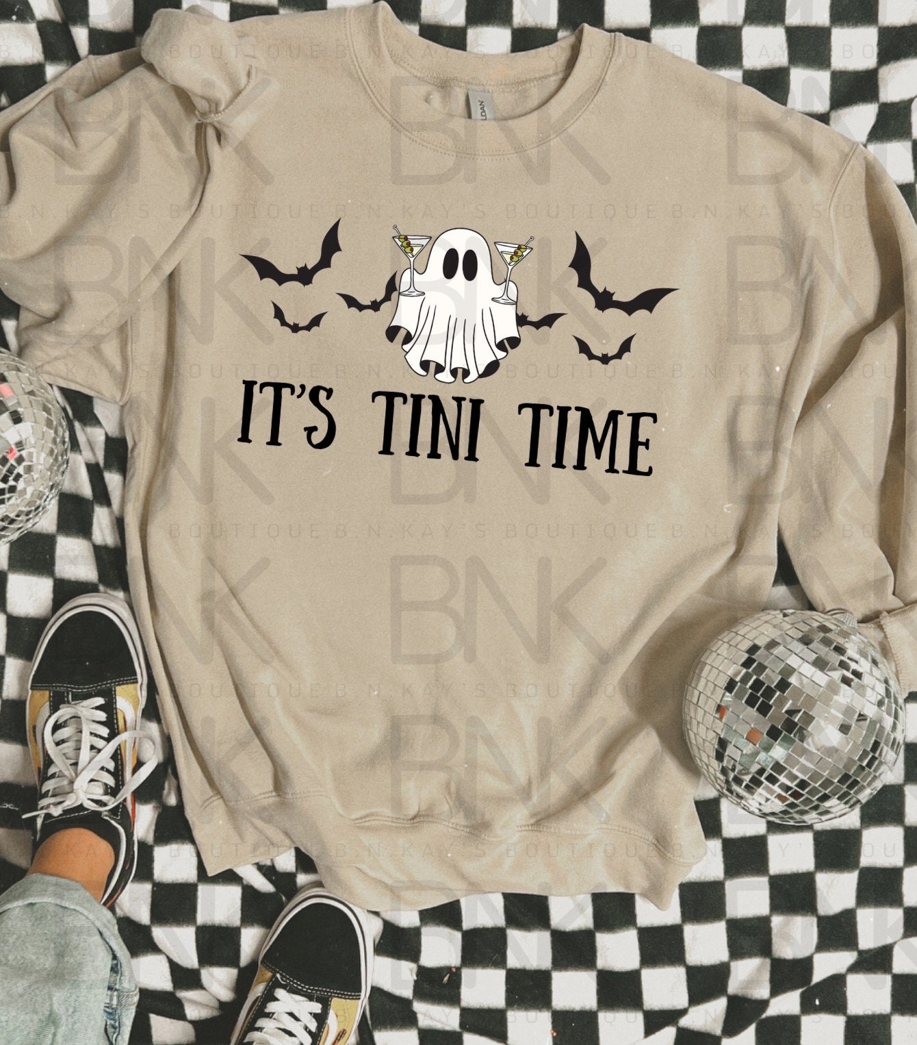 It’s Tini Time Cute Ghost Png. Digital File. Martini Png. Sublimation ...