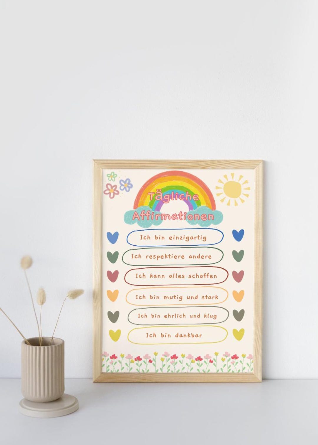Daily Affirmations, Affirmation Posters for Kids, Self-love - Etsy