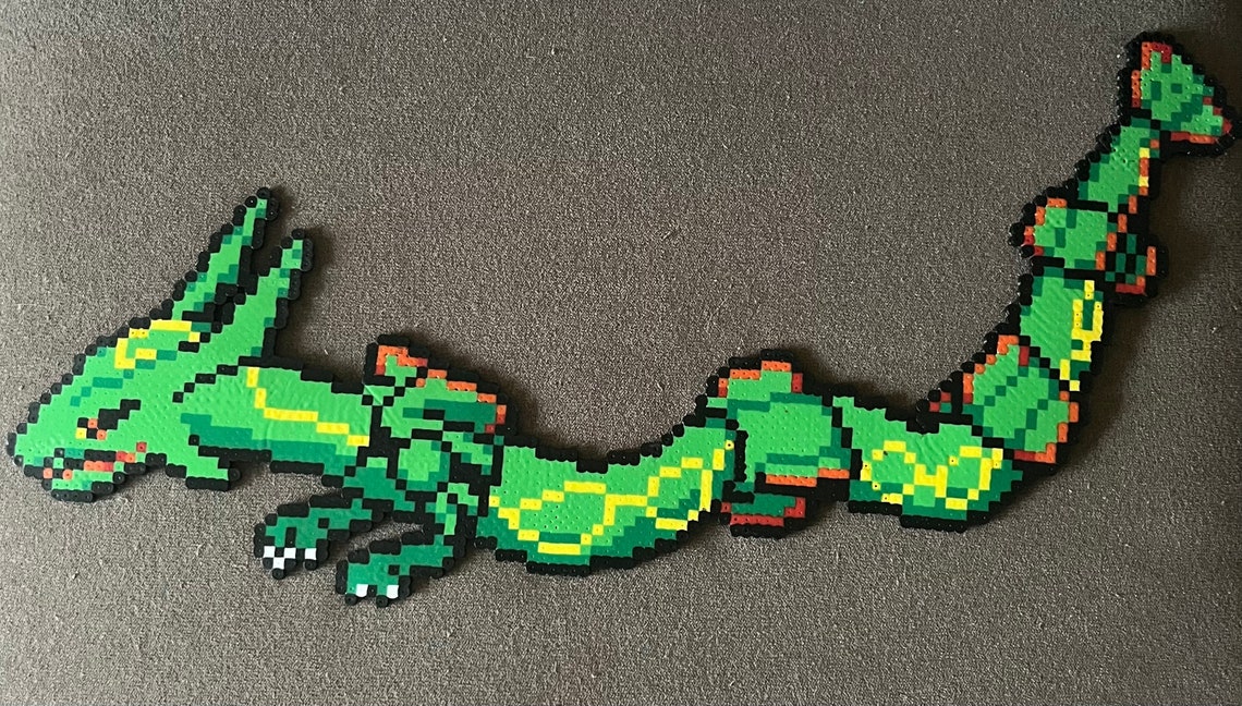 Pokemon Rayquaza Sprite - Etsy
