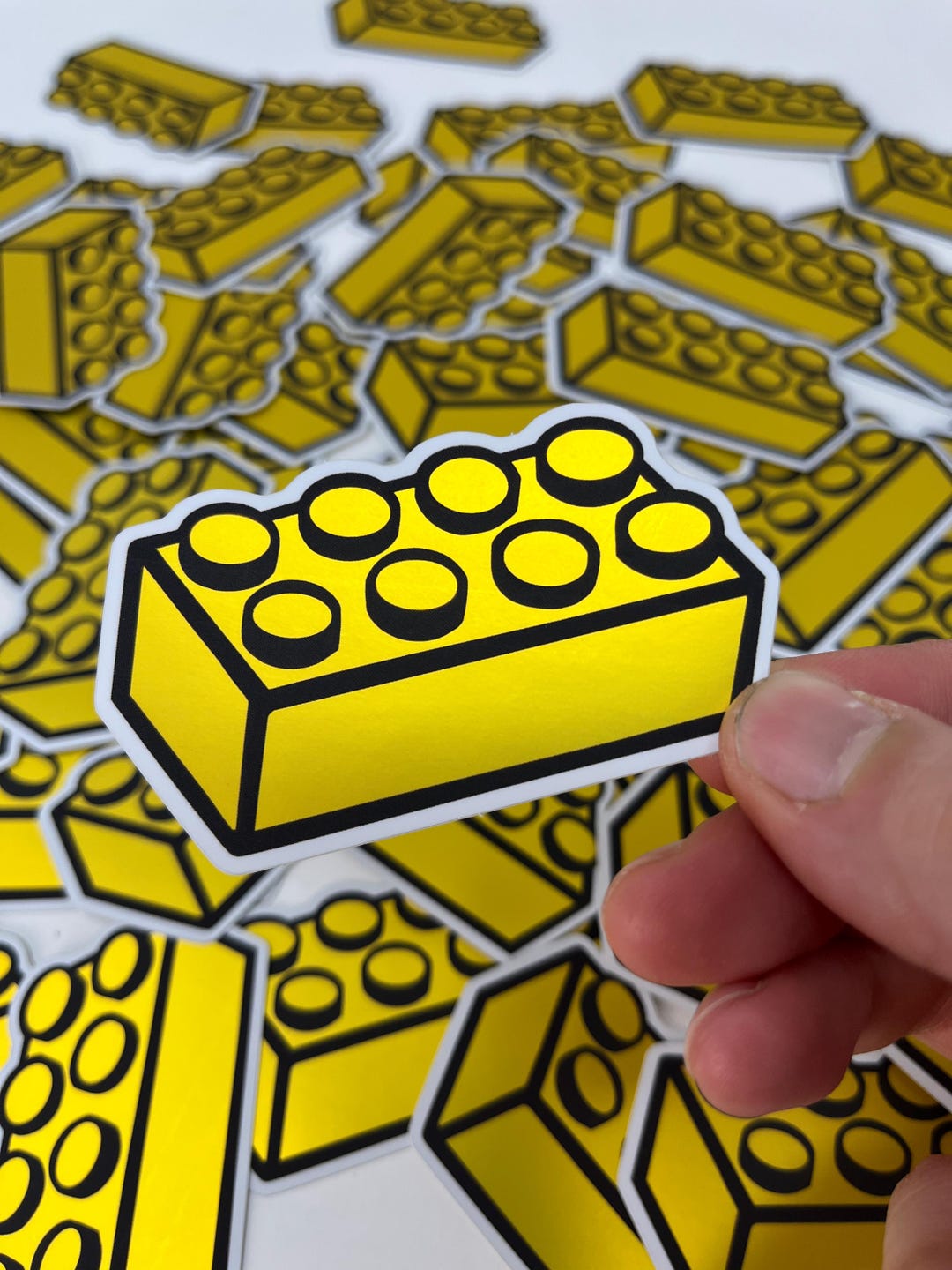 Classic Brick Sticker, Decal, GOLD, Brickengr - Etsy