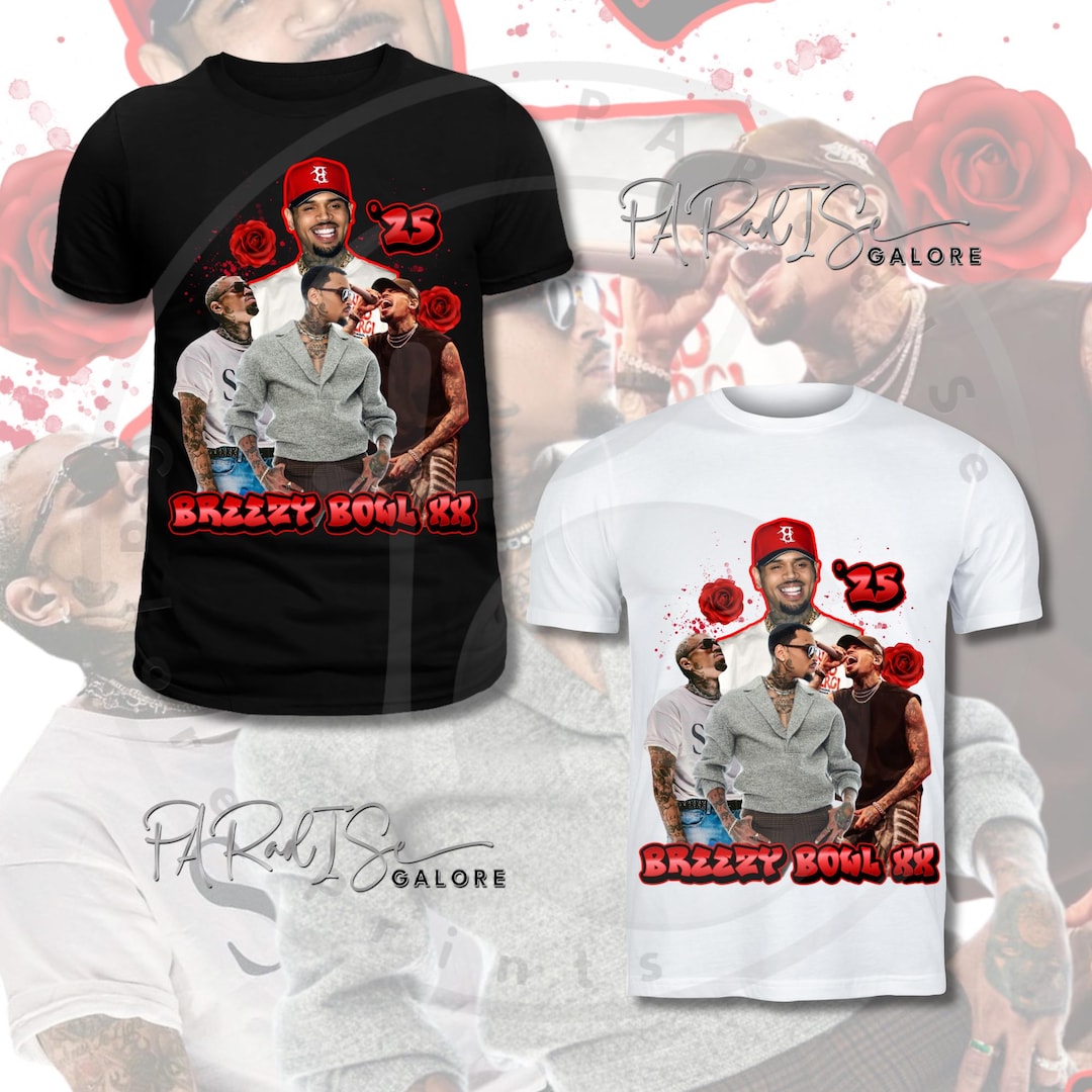 Chris Brown Tshirt, Breezy Bowl Merch XX - Etsy