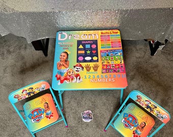 CUSTOM LEARNING TABLE and Chair Set Custom Learning Table Learning ...