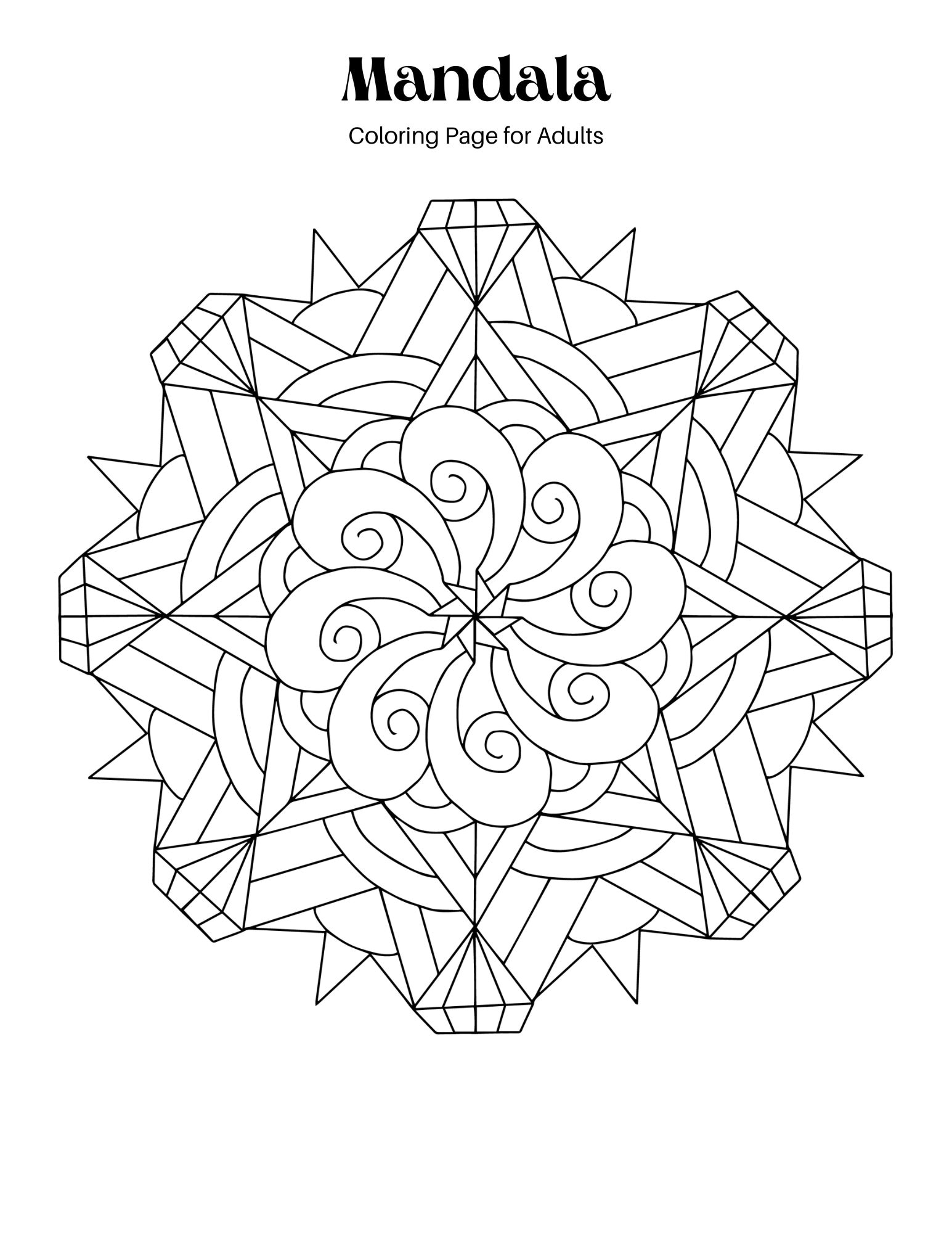Mandala Coloring Books - Digital - Etsy