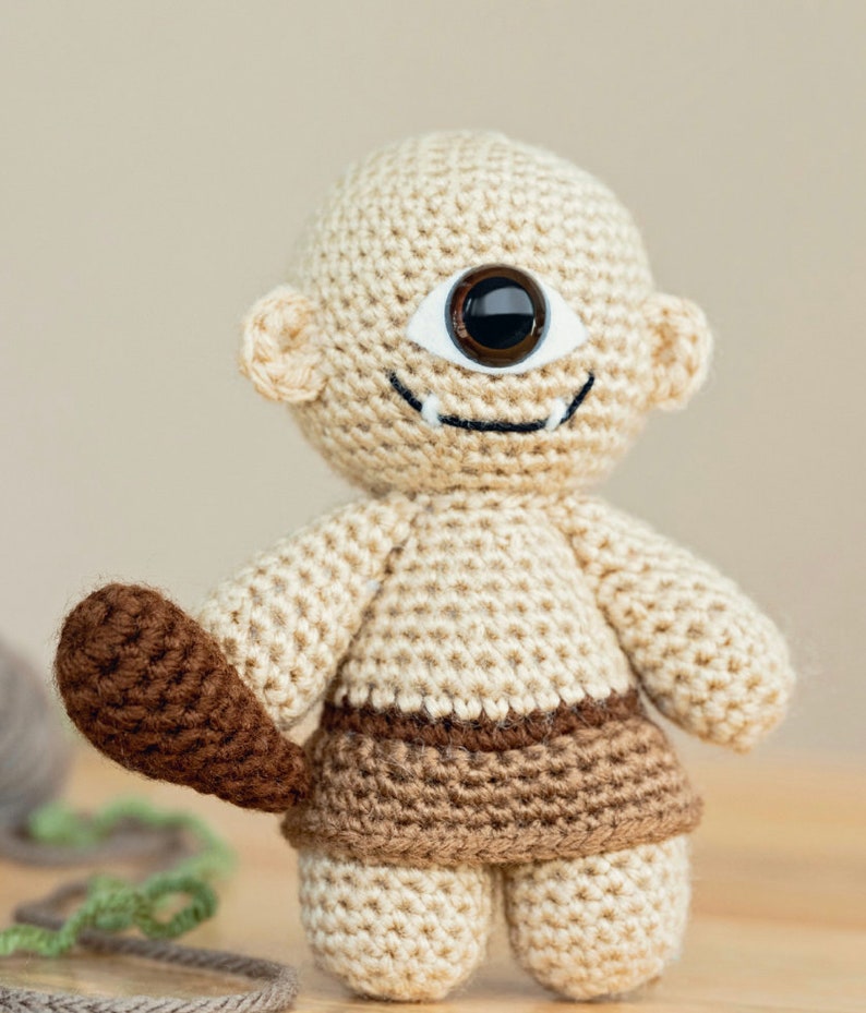 Cyclops Crochet Amigurumi Pattern ONLY PDF Instant Download Halloween ...