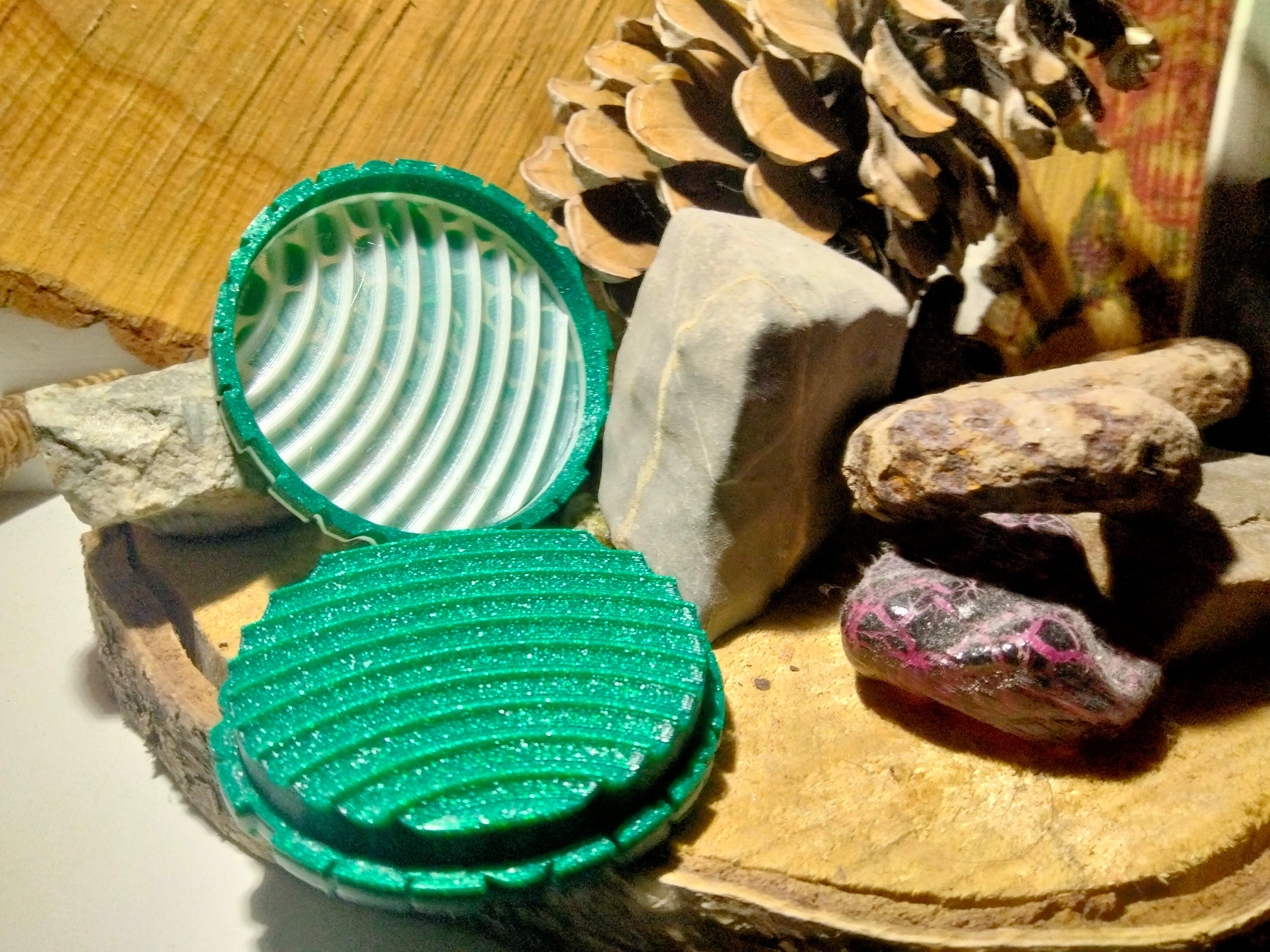 HERB Grinder 3D Printed Unique Design STL Digital File - Etsy