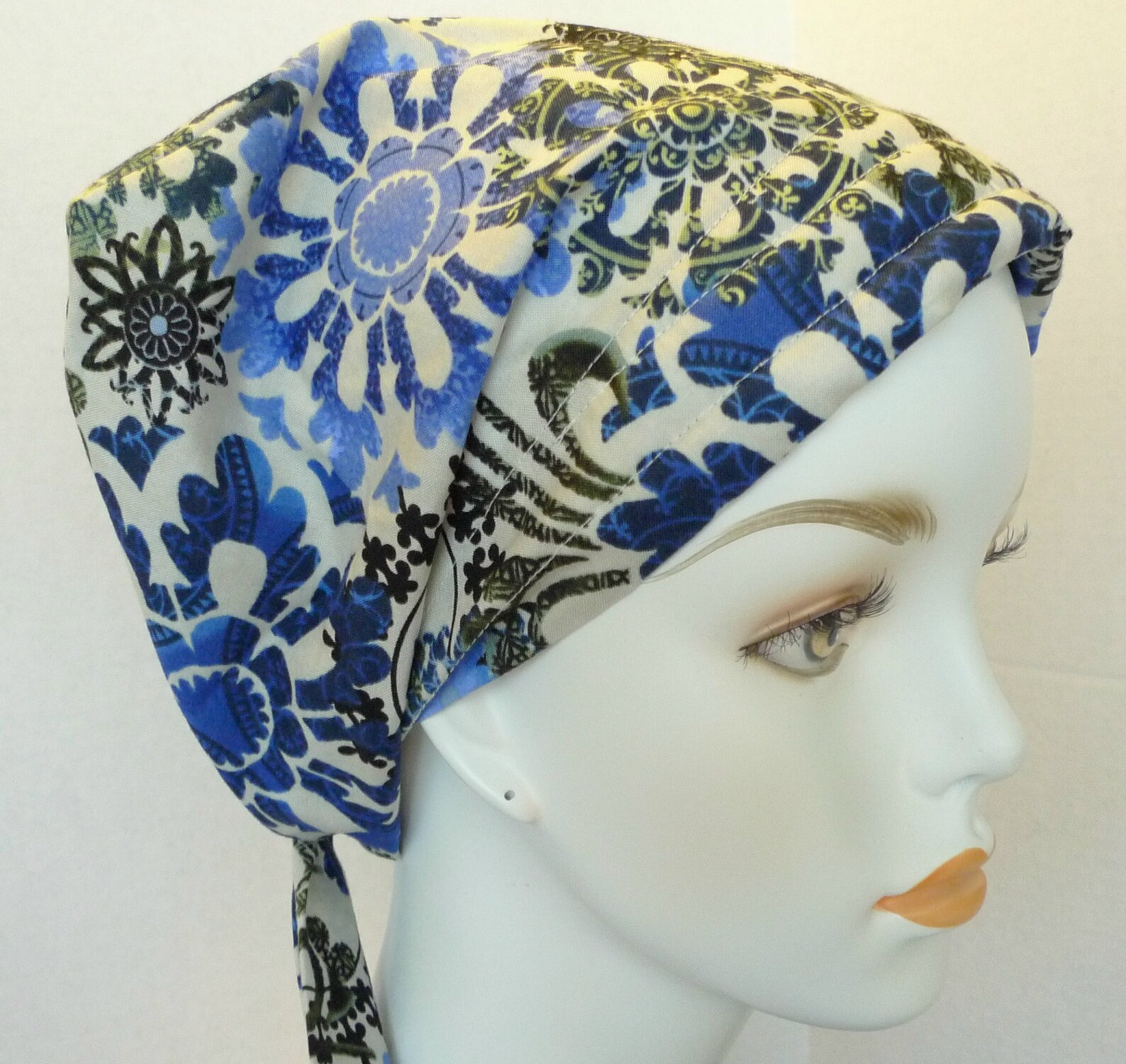 Contemporary Floral Cancer Hat Chemo Scarf Head Wrap Hair Loss - Etsy