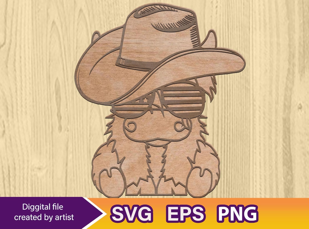 Highland Cow Svg, Highland Cow Eps, Country Cow Svg, Highland Cows ...