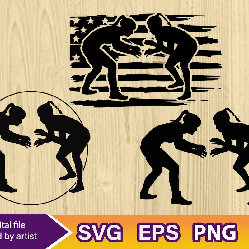 Wrestling Svg Bundle - Etsy