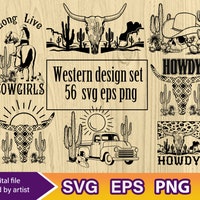 Western Svg - Etsy
