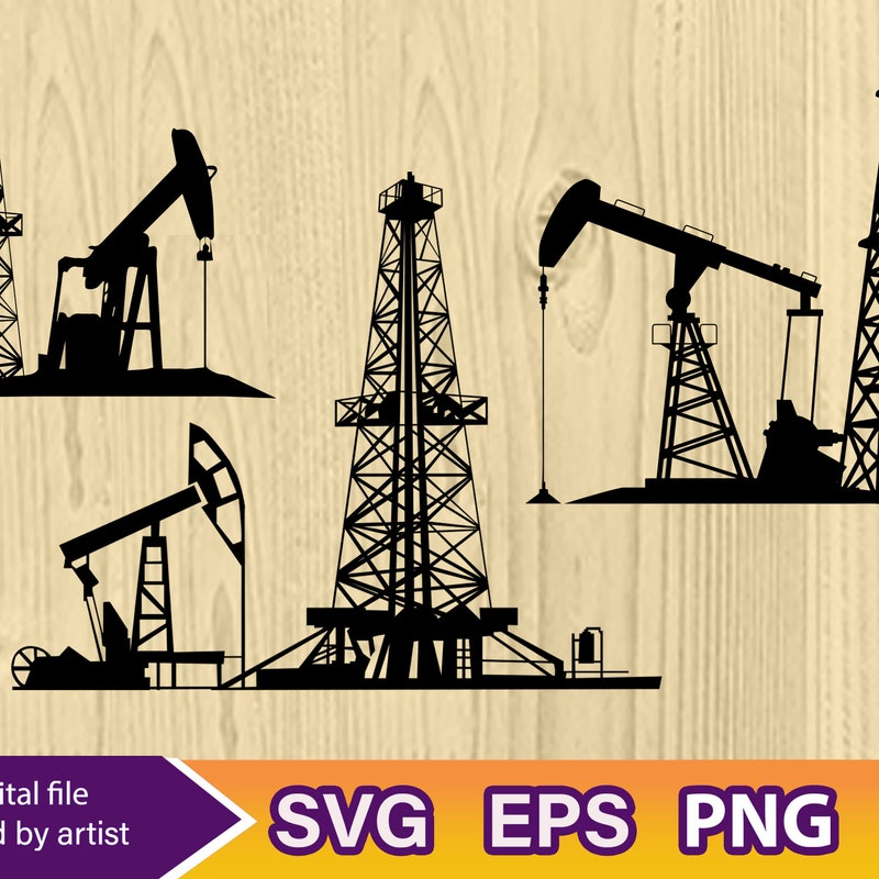Oil Field Svg - Etsy