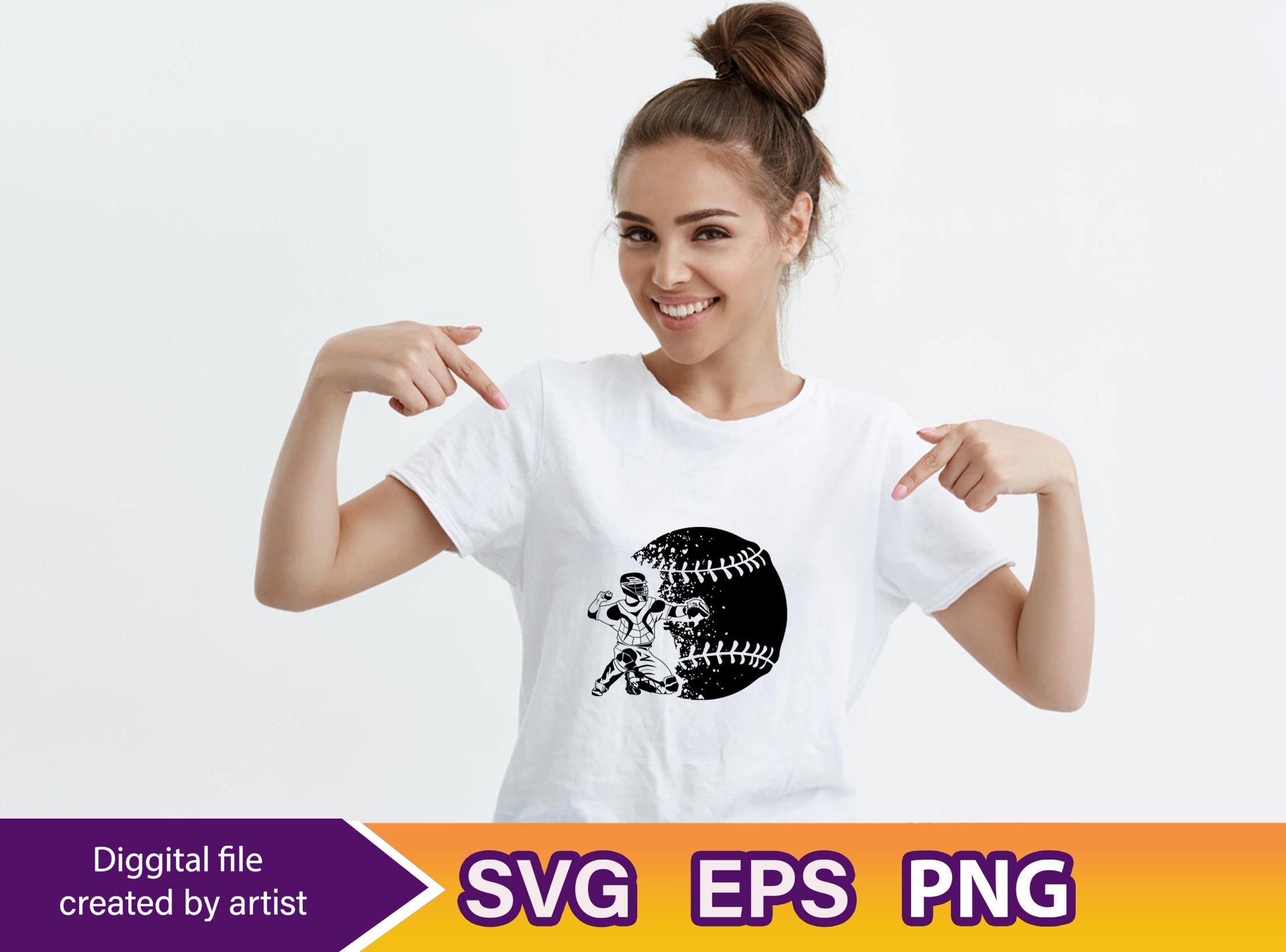 Baseball Players Png Svg Bundle, Baseball Scene Svg, Baseball Player ...